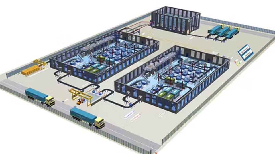 VDO Simulation By Plant Sim(งานระบบ Automation, Robot, AGV, ASRS ...