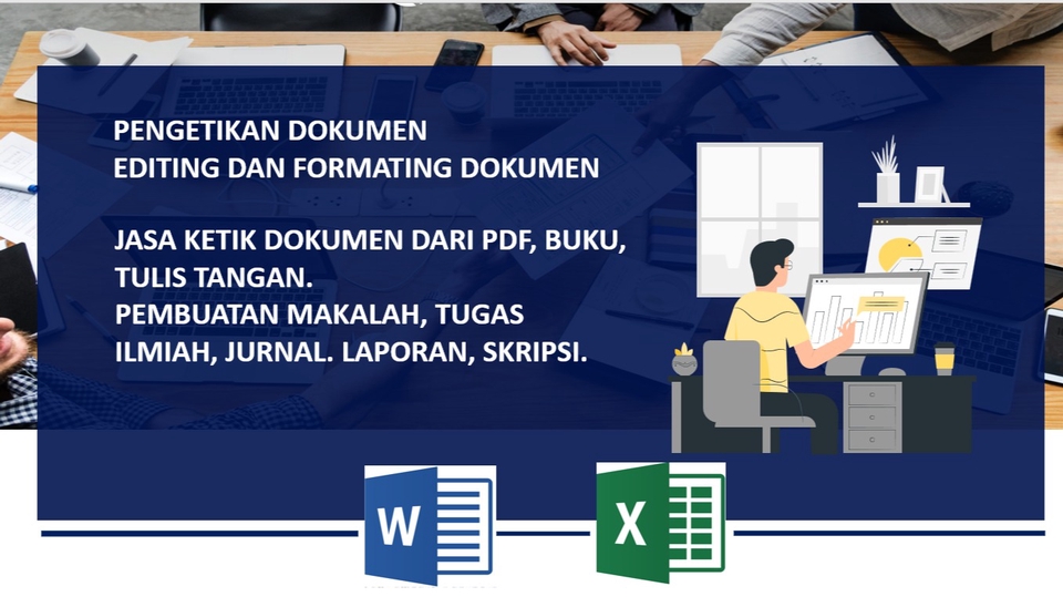 Jasa Ketik berbagai dokumen, Word, pengetikan dari pdf ke Word, editing ...