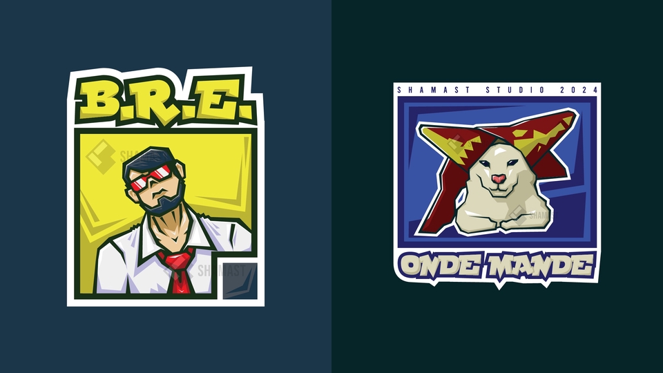 Ilustrasi vector untuk kaos sablon dan sticker