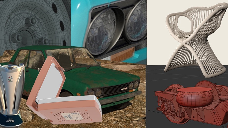 MODELING 3D OBJECT - HARD SURFACE - PRODUCT - FURNITURE - 3D PRINT - 3D ...