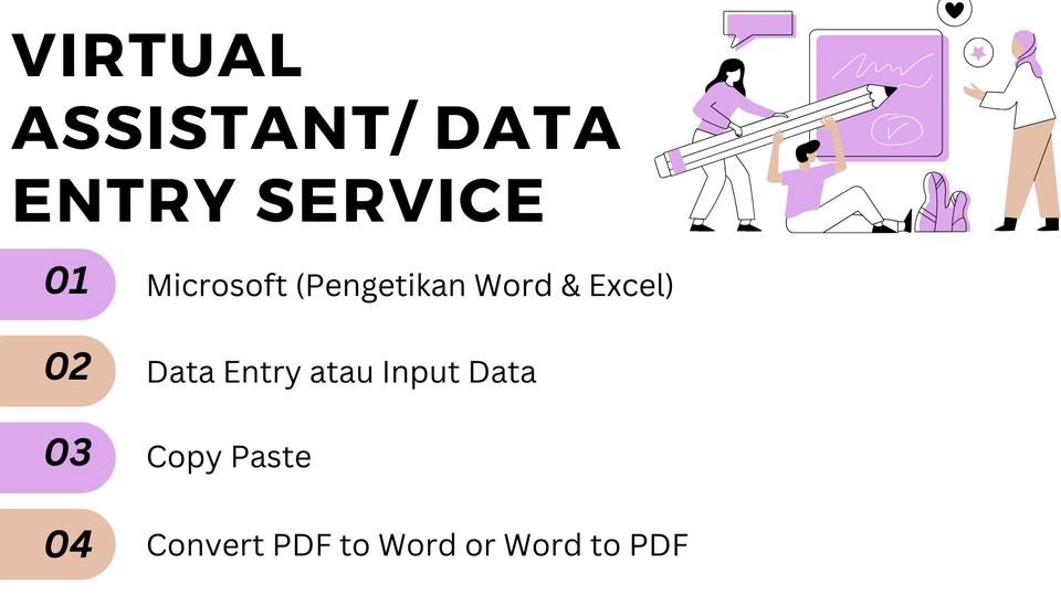 Virtual Assistant/ data entry service