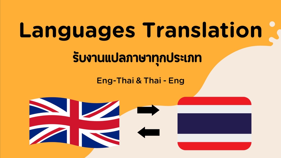 รับแปลภาษา Eng-Thai และ Thai- Eng ทุกประเภท