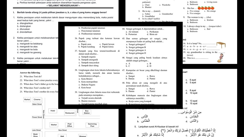 Pengetikan soal ujian
