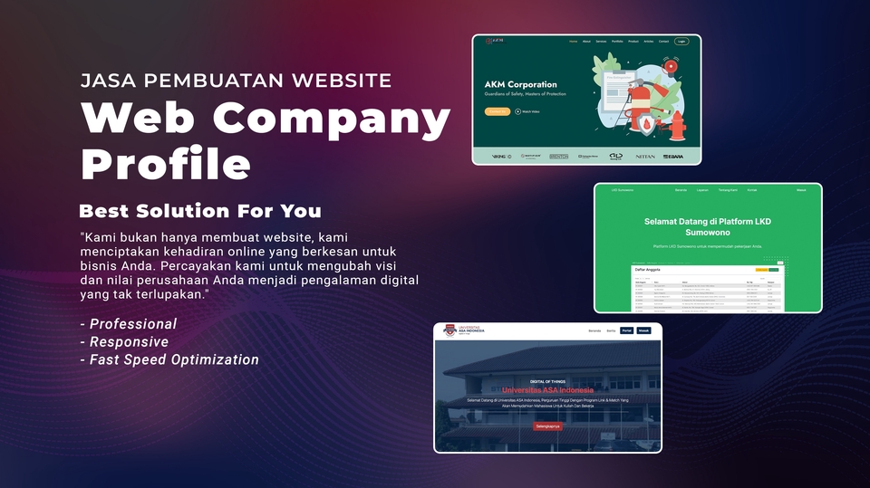 Jasa Pembuatan Website Company Profile/Profil Perusahaan. Elegan ...