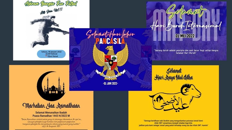 Jasa Desain Benner online, Pamflet, dan lainnya