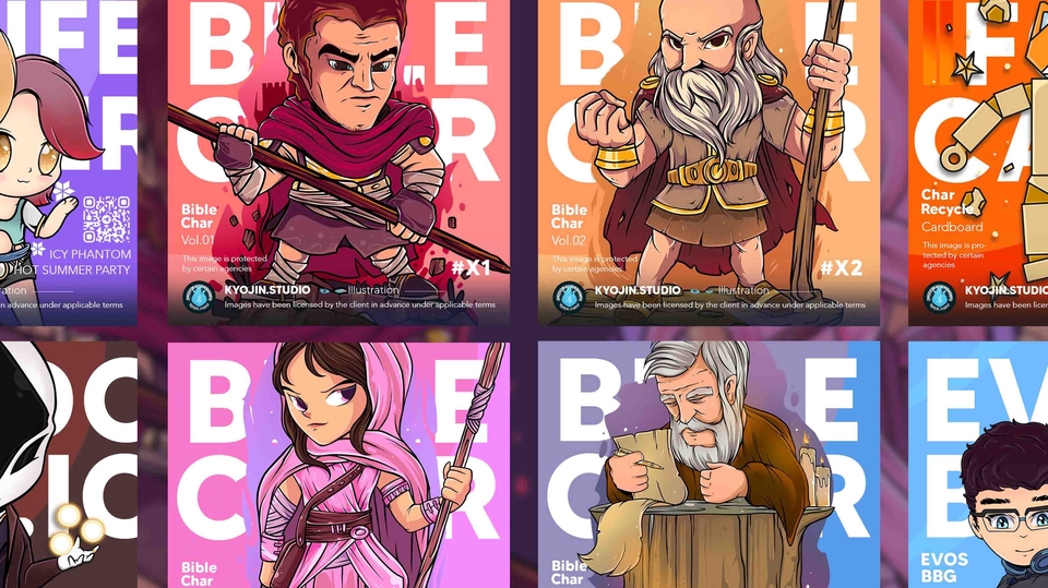 Desain Karakter Unik Menarik 2025