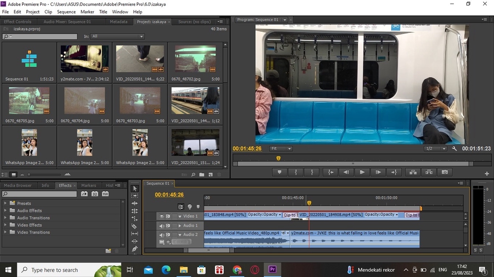 EDITING VIDEO MENGGUNAKAN APLIKASI ADOBE PREMIER
