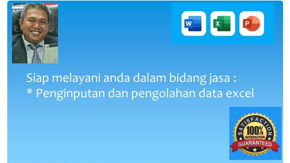 Melayani jasa penginputan dan pengolahan akurasi data excel