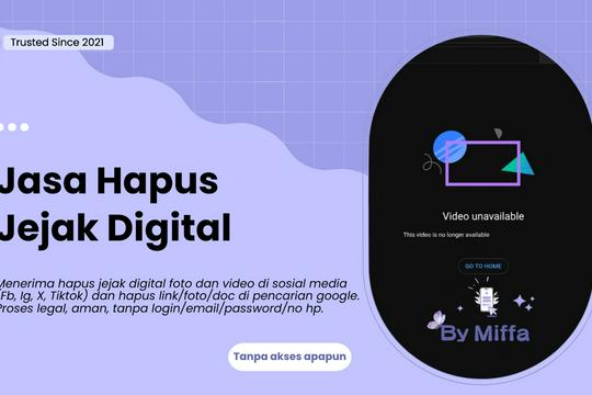 Jasa Hapus Jejak Digital Tanpa Akses