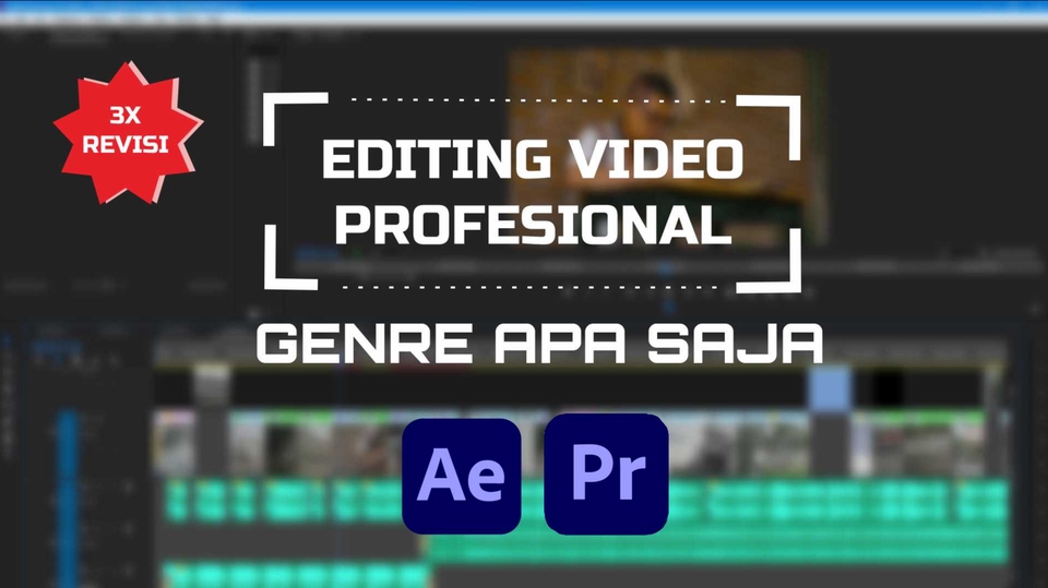 JASA EDITING VIDEO PROFESIONAL GENRE BEBAS + REVISI 3 KALI