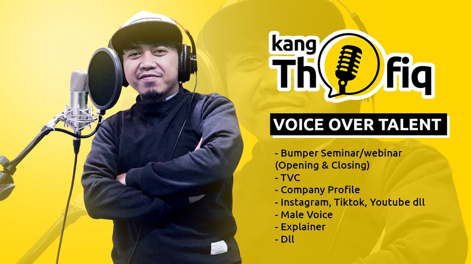 Voice Over Pria Untuk Bumper Acara Seminar/Webinar, Youtube, Instagram ...