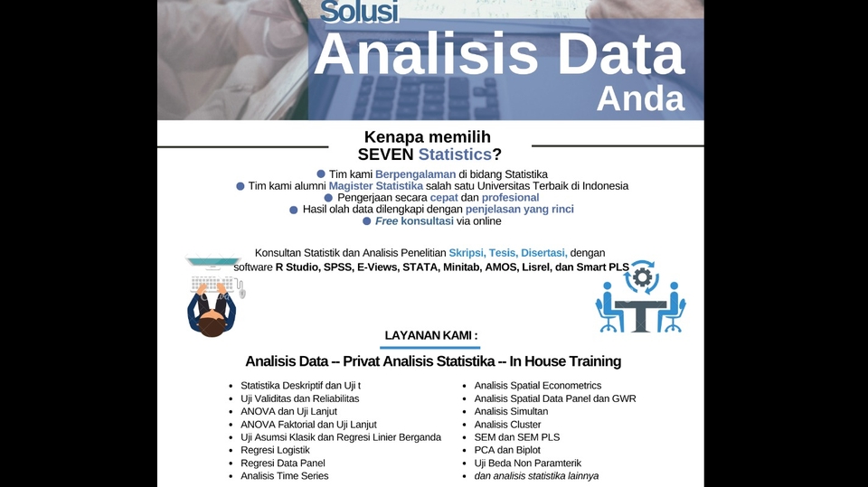 Olah Data, Analisis Data, dan Kursus Statistik