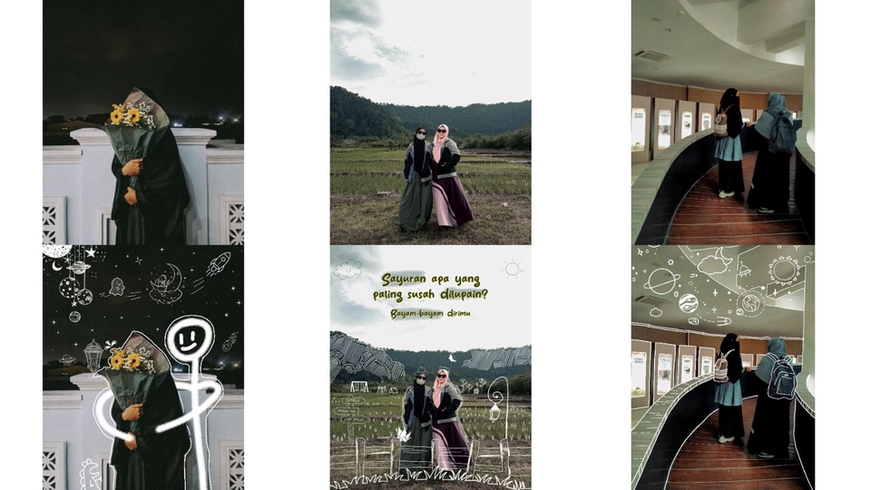 Jasa Coret-coret Foto Keren dan Aesthetic