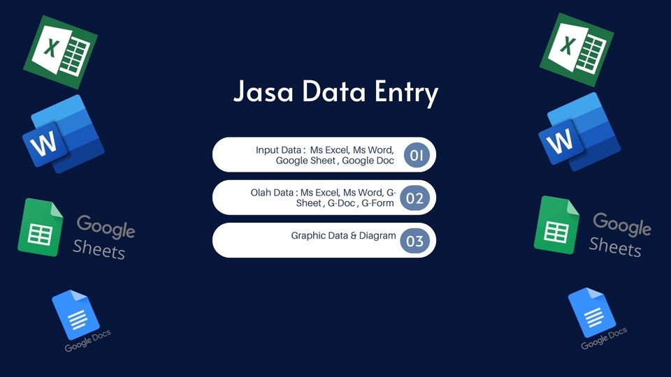 Jasa Pengerjaan Microsoft Excel dan Spreadsheet (Data Entry & Virtual ...