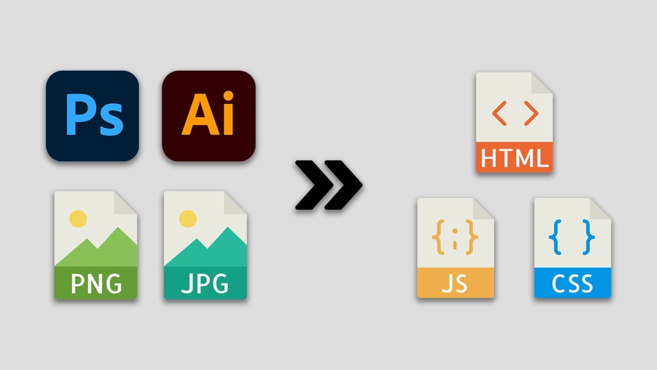 Convert psd/ai design ke HTML (Web)