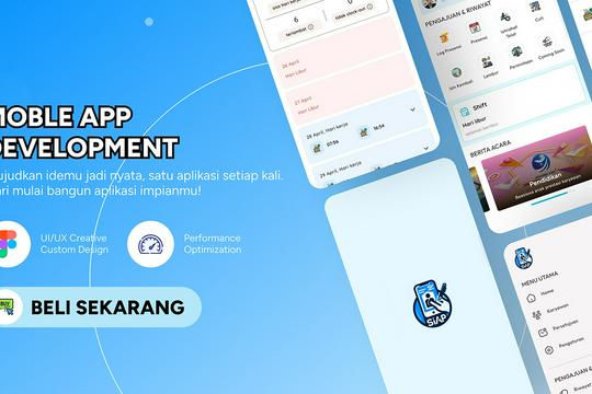 Jasa Pembuatan Aplikasi Mobile (Flutter) | Tugas | Absensi | Stok Gudang