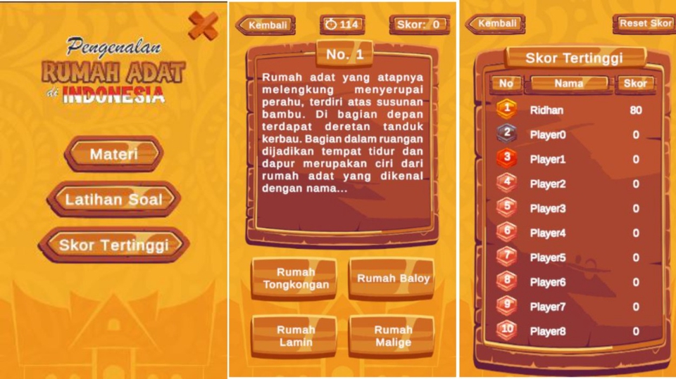 Game Kuis Sederhana untuk Media Pembelajaran (Android)