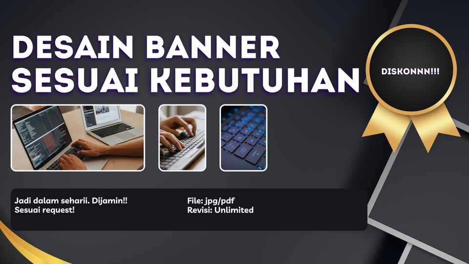 Membuat banner bagus dan unik sesuai kebutuhan anda