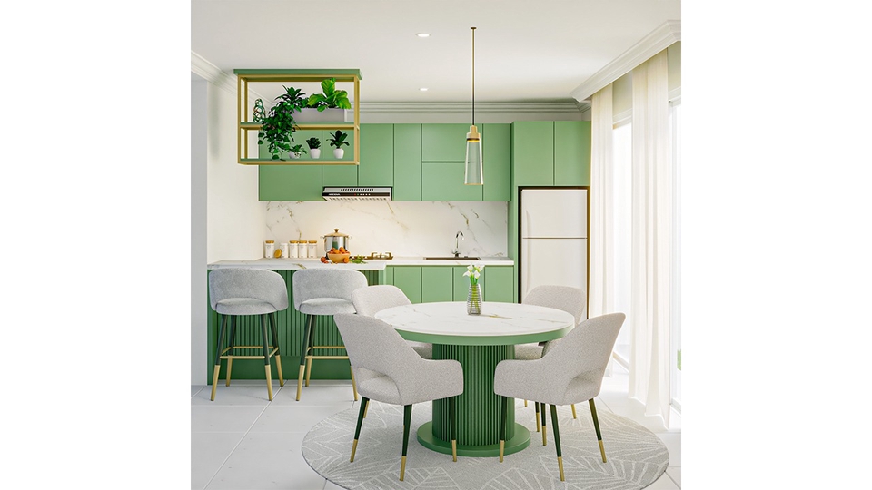 Design 3D Kitchen Set & Render