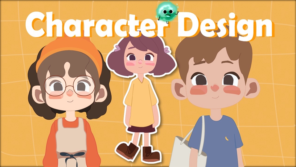 Jasa Ilustrasi 2D Desain Karakter Lucu Untuk Stiker, Maskot dll