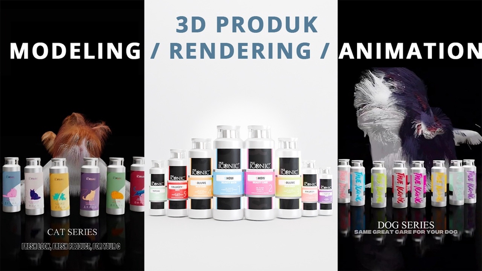 3D PRODUK VISUAL / MODELING / RENDERING / ANIMASI