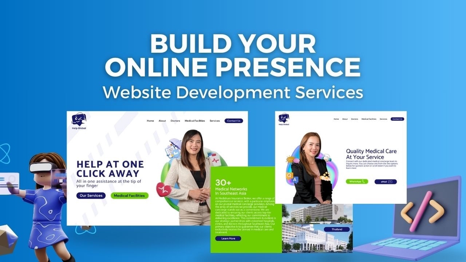 Wordpress Website Development - Elementor Website Development - Fast Loading SEO Friendly Website