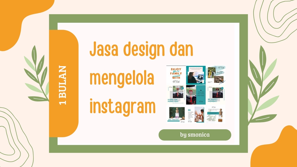 Jasa Membuat Design dan Mengelola Instagram (1 BULAN)