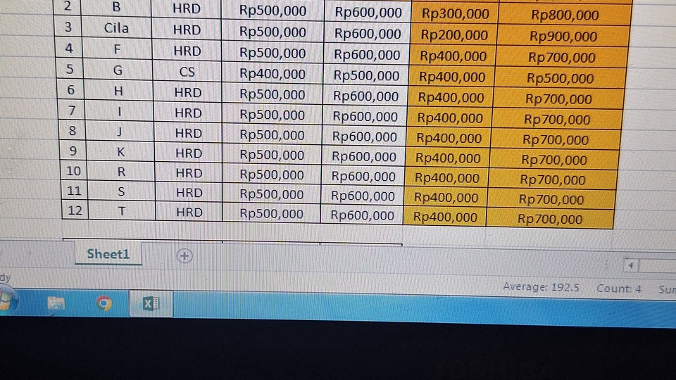 Rapikan dan entry data