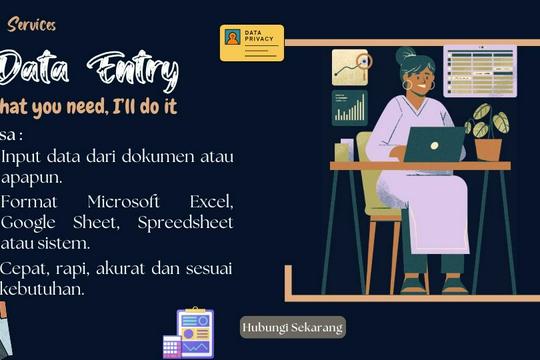 Data Entry Rapi, Akurat dan Profesional.
