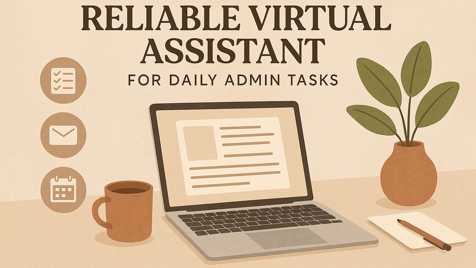 Reliable Virtual Assistant for Daily Admin Tasks