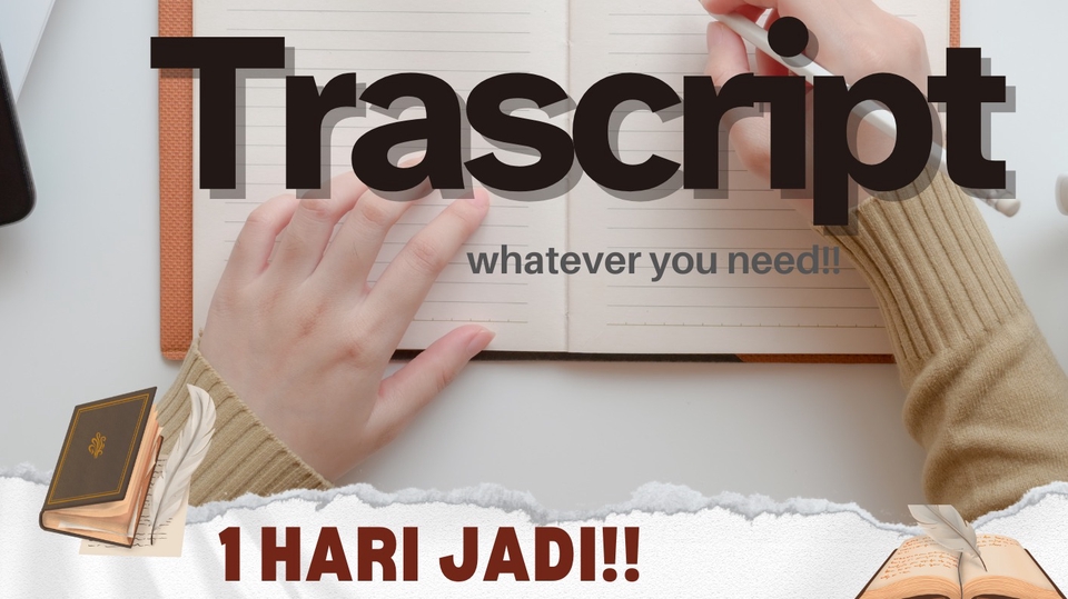 Jasa Transkrip Video/Audio (Indonesia)