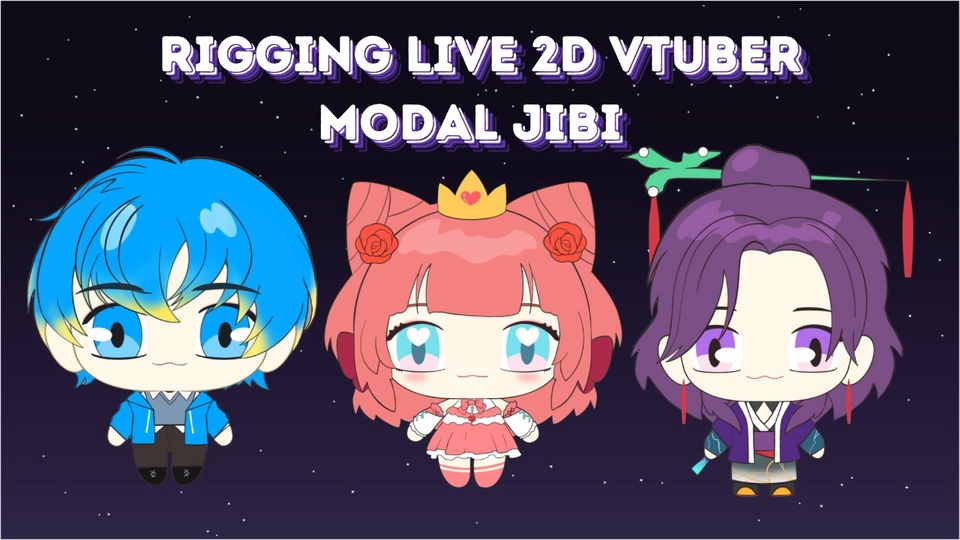 รับ Rigging Vtuber ด้วยโปรแกรม (Live 2D) Rig Only