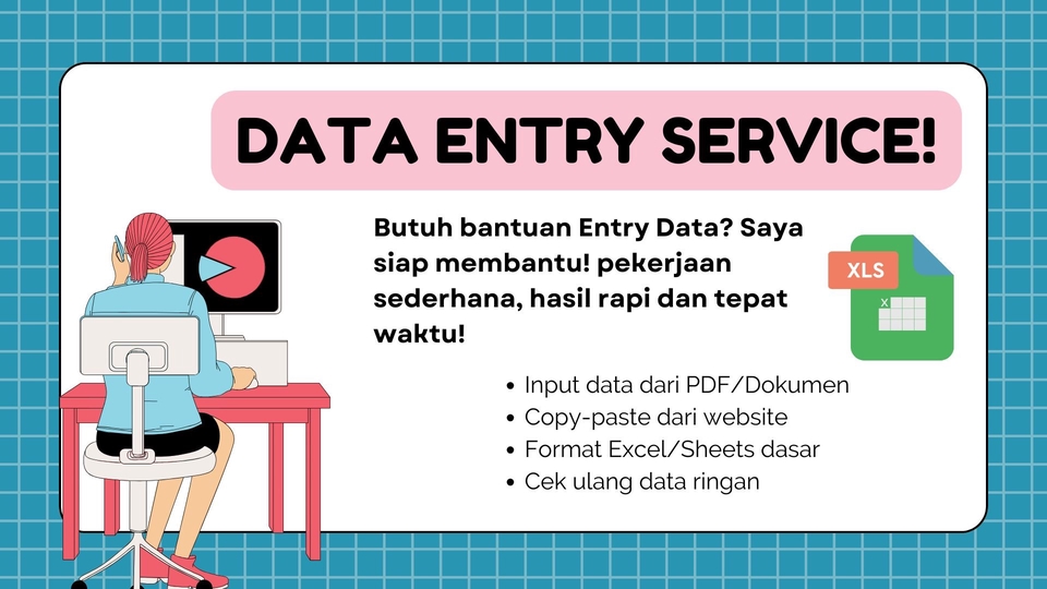 Entry Data Akurat dan Rapi (Excel/Spreadsheet/Word)