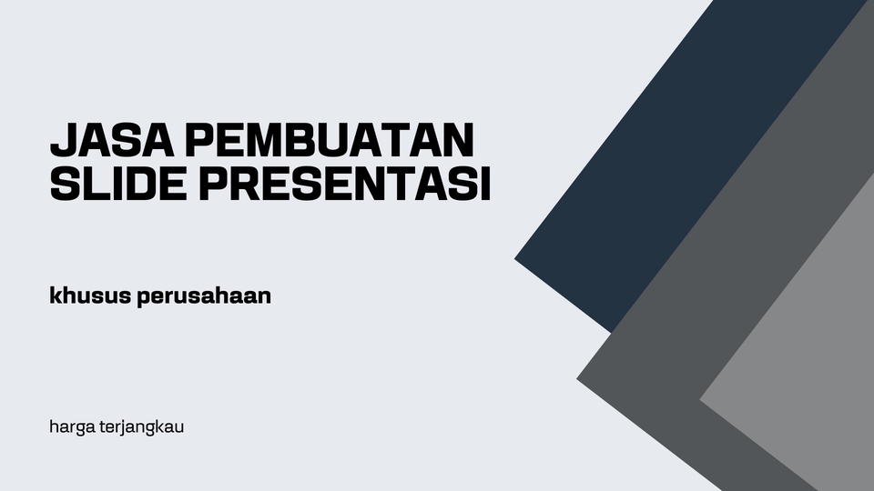 pembuatan slide presentasi perusahaan