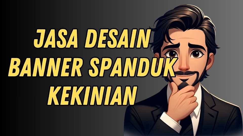 Desain banner spanduk kekinian murah