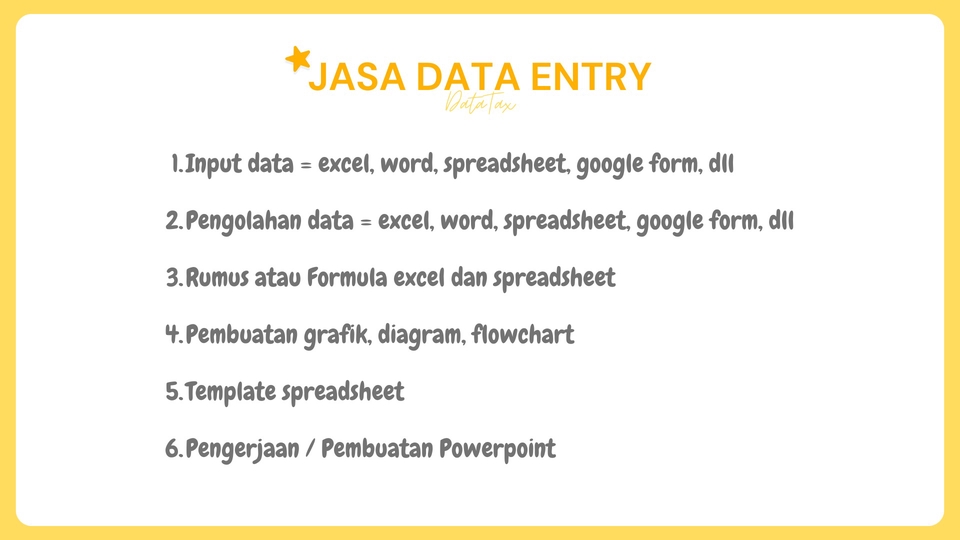 Data Entry dan Pengetikan