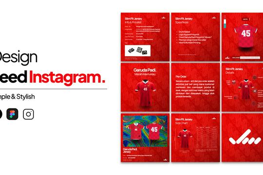 Design Banner Simple Modern Feed Instagram Dengan Figma