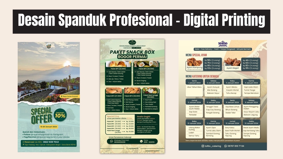 Desain Spanduk Profesional Untuk Digital Printing