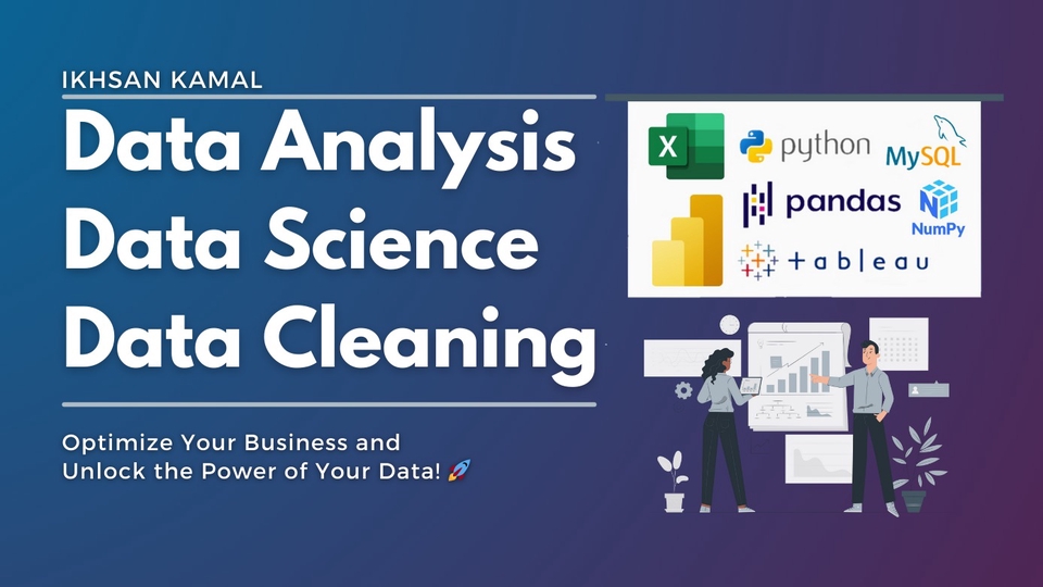 Jasa Data Analysis | Data Analytics | Data Science | Data Cleaning | Data Visualization