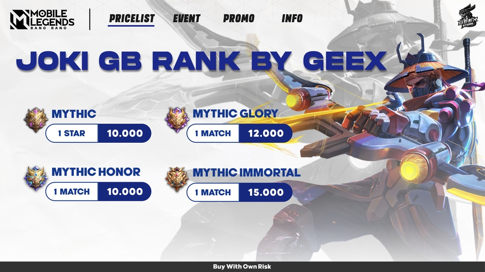 JOKI GB RANK MOBILE LEGEND