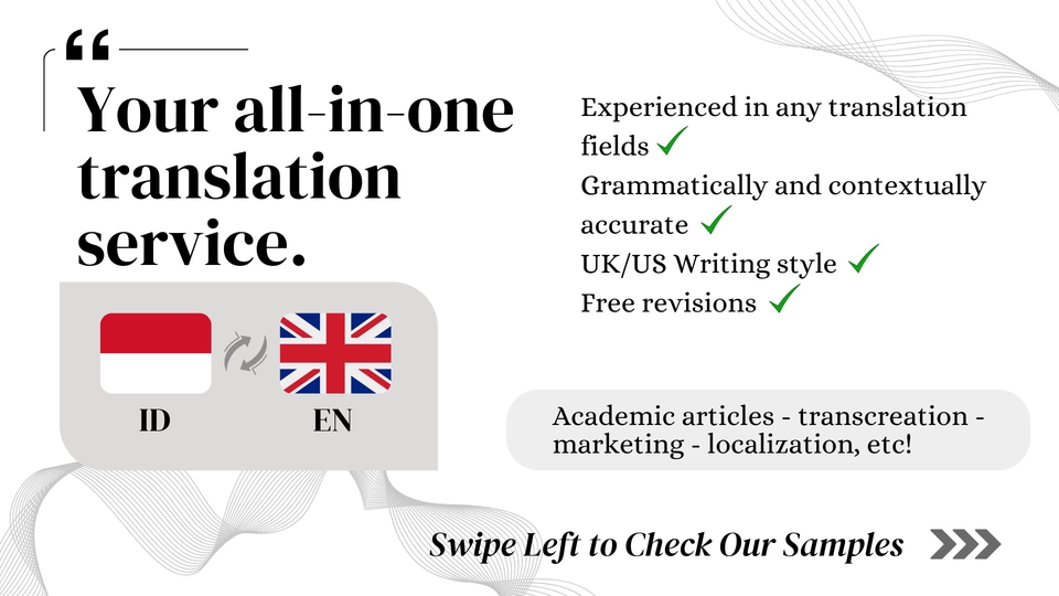 Your All-in-One Translation Service Expert EN-ID & ID-EN (Jasa ...