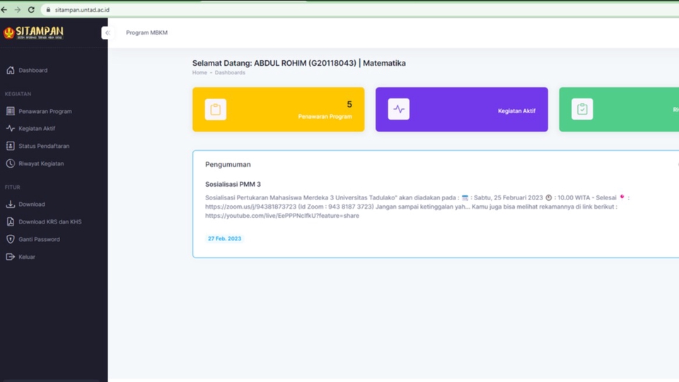 Pengembangan website, aplikasi berbasis website, dan data analisis ...