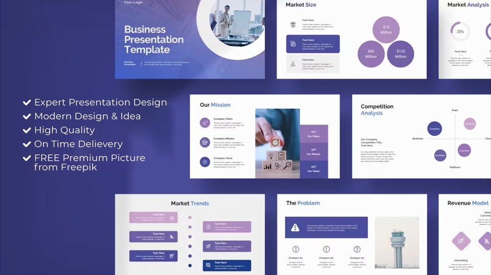 DESIGN PRESENTASI Power Point (24 JAM JADI) High Quality & Fast Delievery