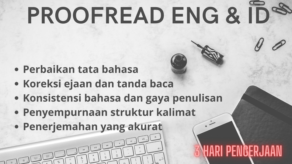 Proofread Artikel, Jurnal, Laporan, Berita, Makalah (ENGLISH & ID)