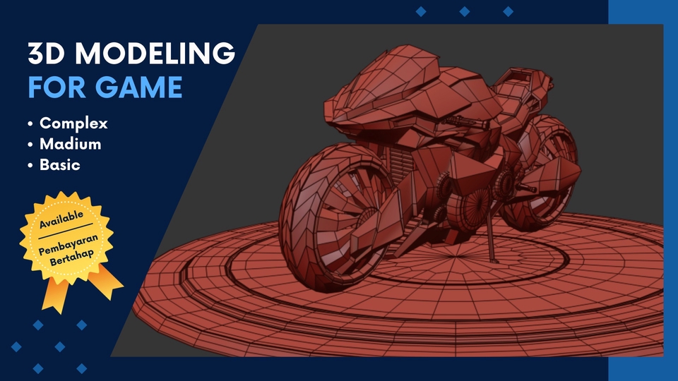 3D Modeling Profesional untuk Game