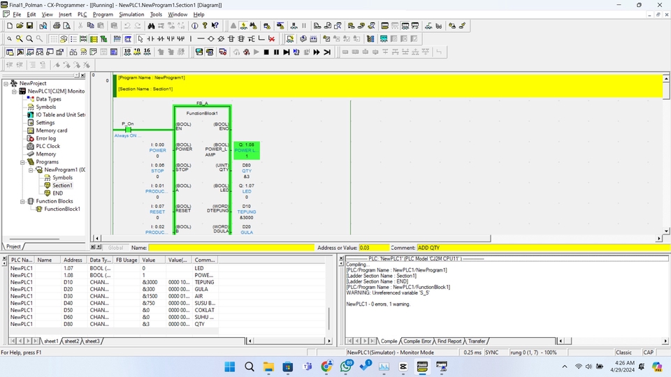 Jasa Pemograman Sistem Kontrol, PLC, SCADA, ARDUINO,