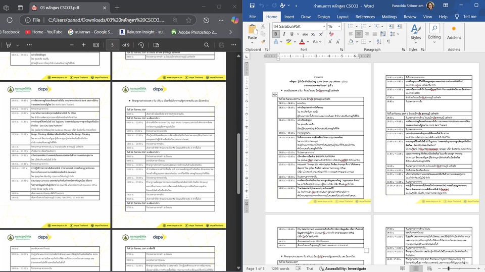 รับงานแปลงไฟล์ PDF เป็นไฟล์ Doc หรือ PPT แบบสมบูรณ์