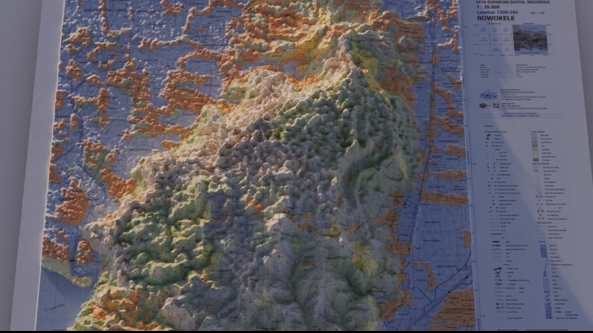 PETA VISUAL DENGAN QGIS ARCGIS ATAU BLENDER 3D TERJAMIN