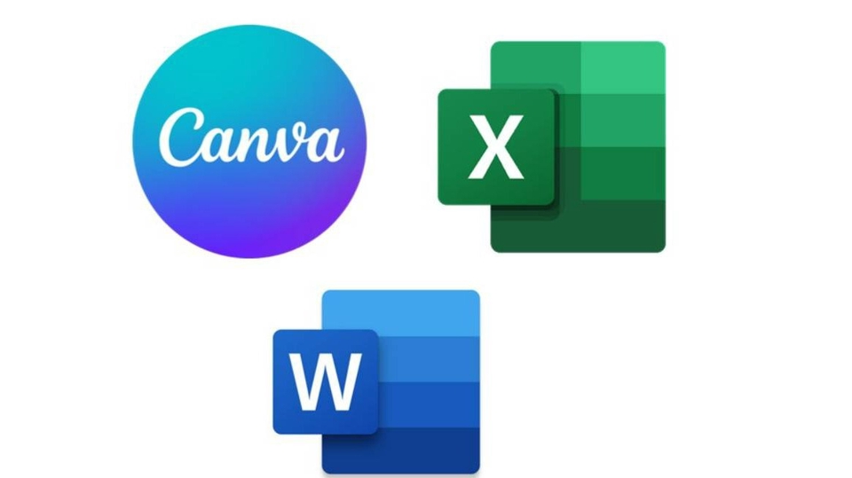 word excel canva