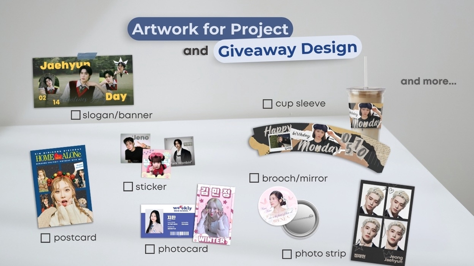 Giveaway Commision⎯รับออกแบบ AW for Project/Giveaway ทุกรูปแบบ พร้อม ...